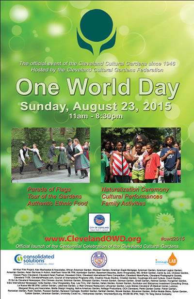70th Annual Cleveland One World Day - Weber's will be there!